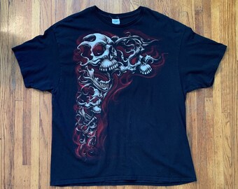 Y2k Skull T Shirt - Etsy