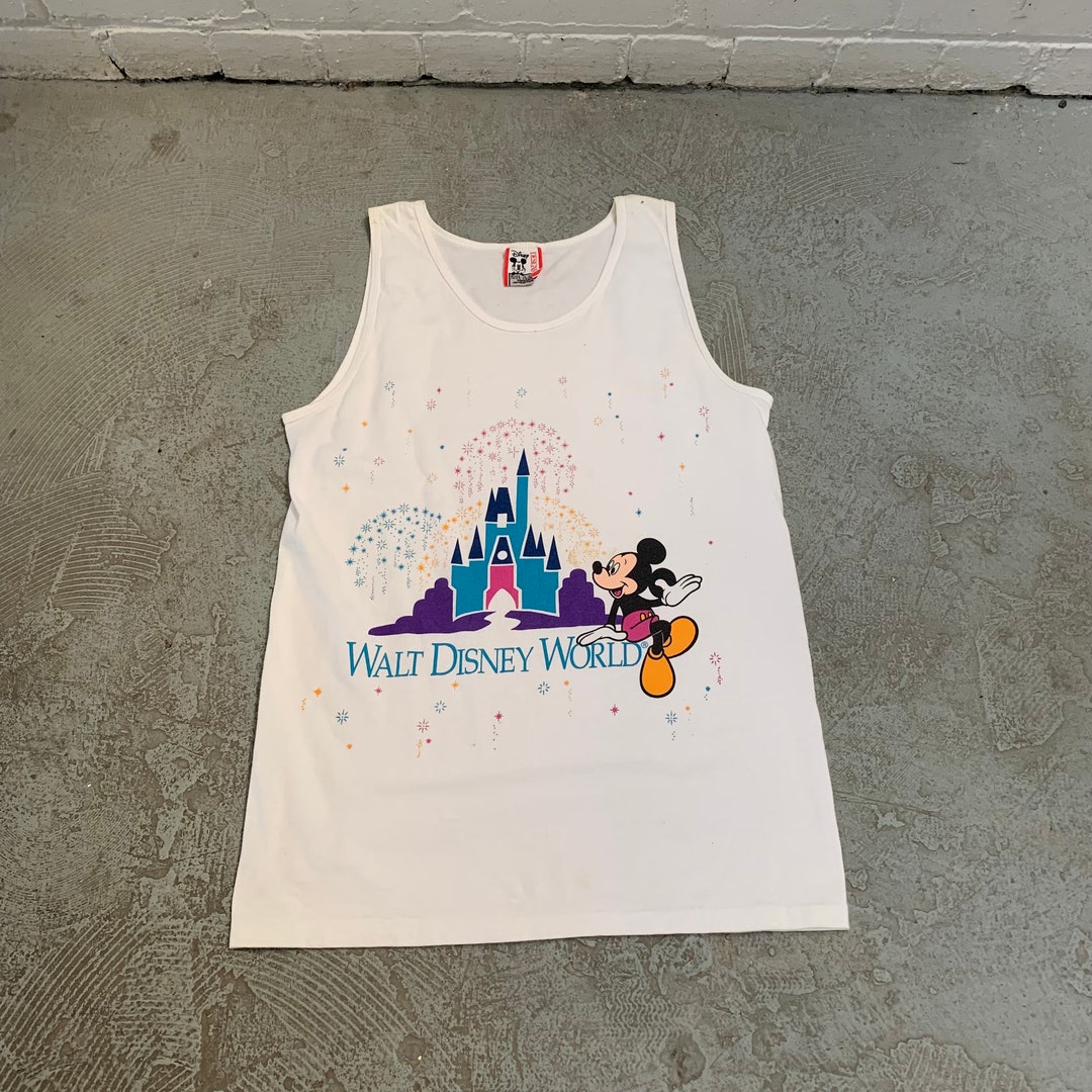 Walt Disney World Tank Top / Vintage Disney / Mickey Mouse Tank / 90s ...