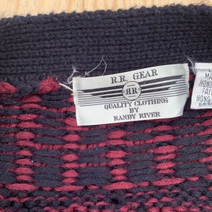 Vintage Randy River Cardigan / Knit Patterned Button up Cardigan - Etsy