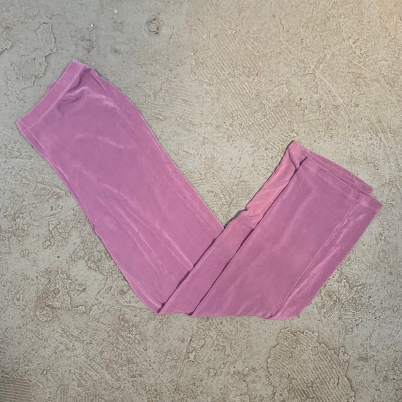 Vintage Stretch Wide Leg Pant / 90s Drape Pant / Y2K … - Gem