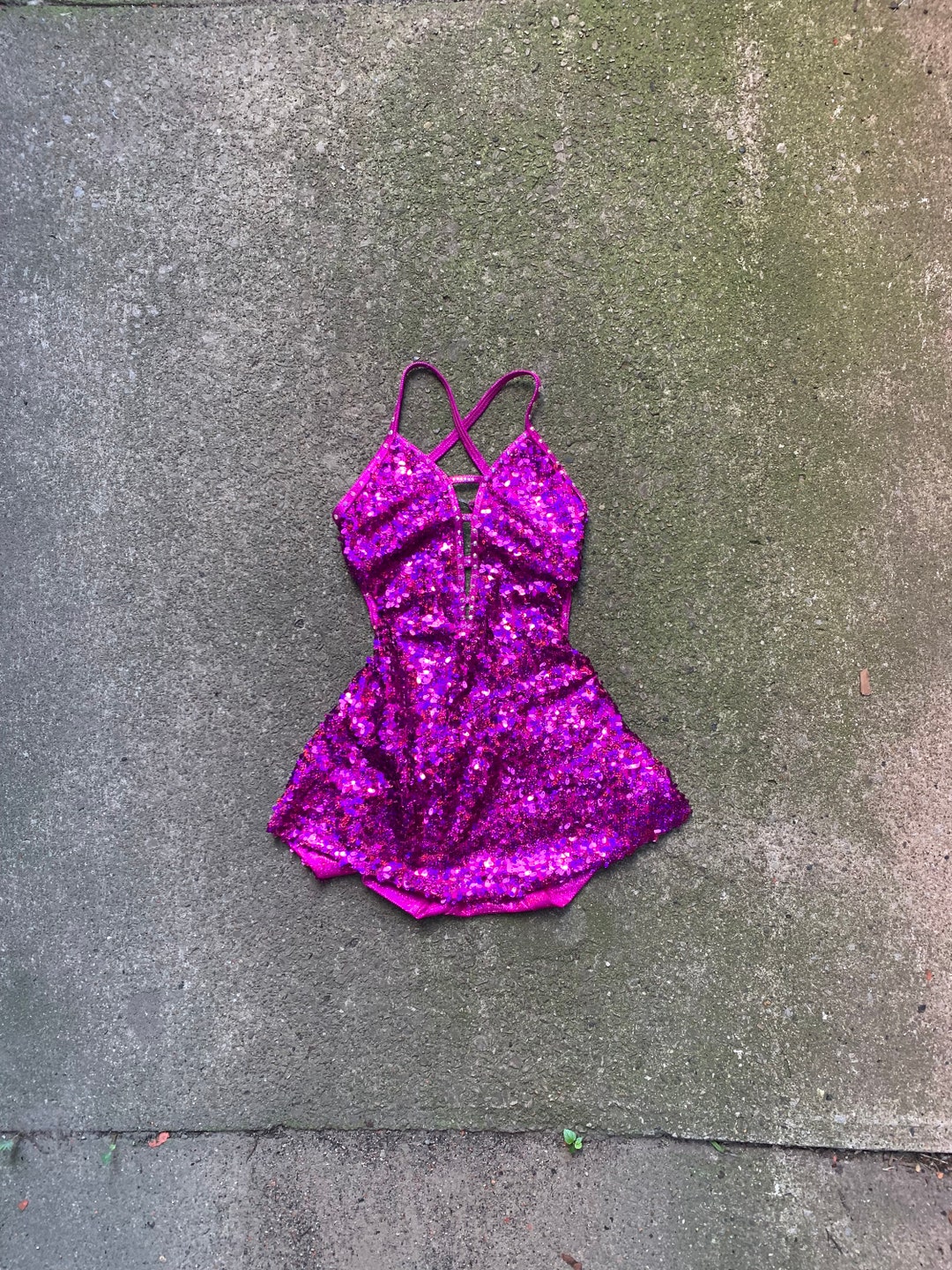 Pink Sequin Costume / Dance Costume / Barbie / Figure Skater - Etsy