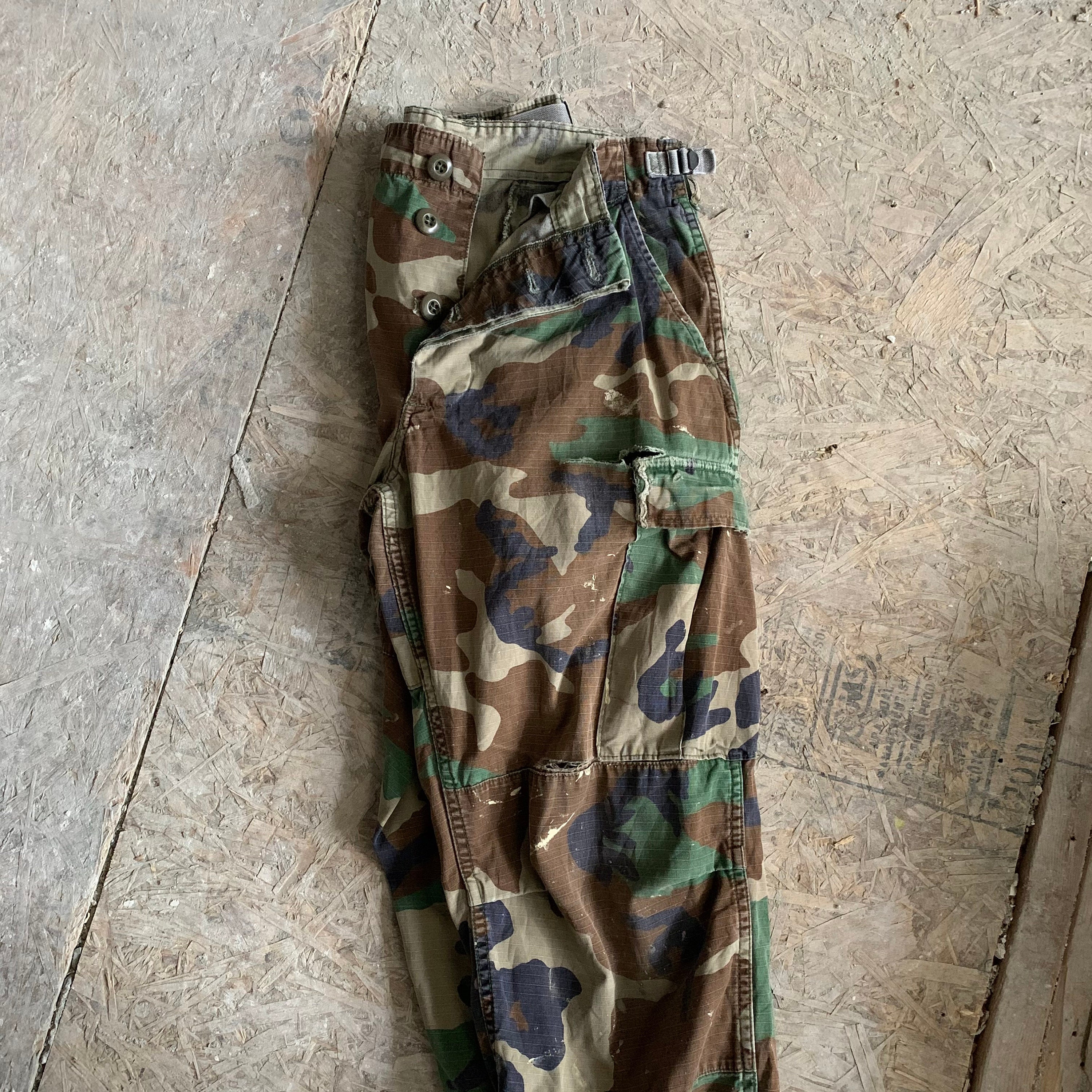 Vintage Army Pants / Camouflage Pants / Paint Splattered / Army Gear ...