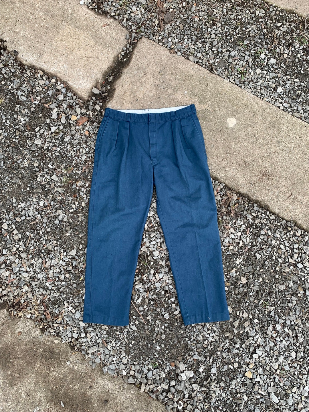 Vintage Dickies Trouser / Pleated Dickies Pants / 80s Dickies - Etsy