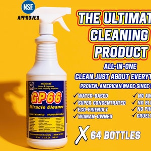 GP66 Green Miracle Cleaner Clean Just About Anything - Etsy