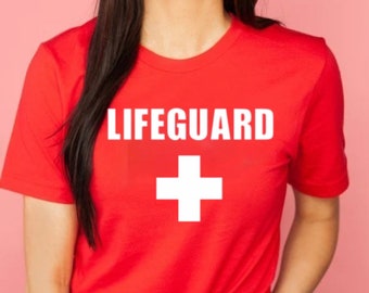 Custom Lifeguard Shirt - Etsy