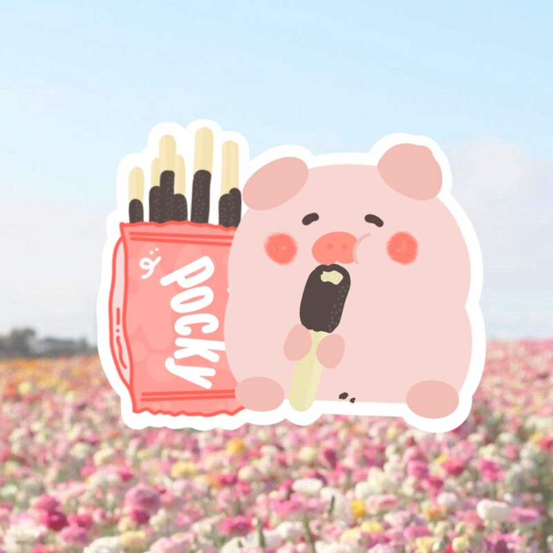 Pocky Sticker - Etsy