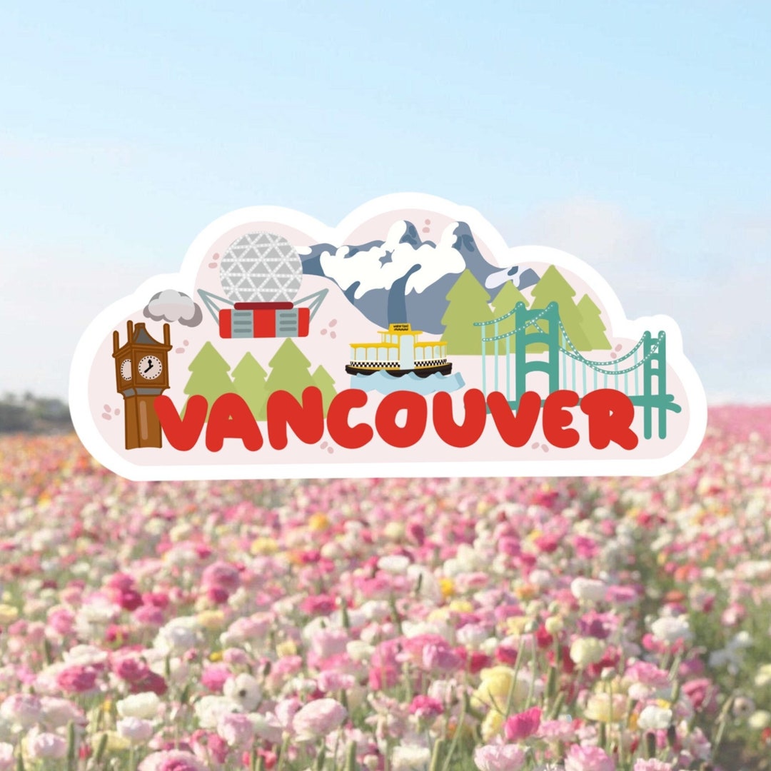 Vancouver Sticker | Travel Sticker | British Columbia | Vancity Sticker ...