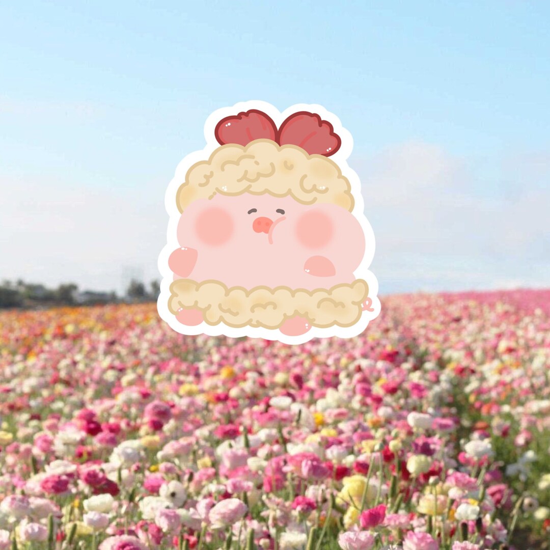 Tempura Pig Sticker | Sushi | Shrimp Sticker | Asian Food | Sushi ...