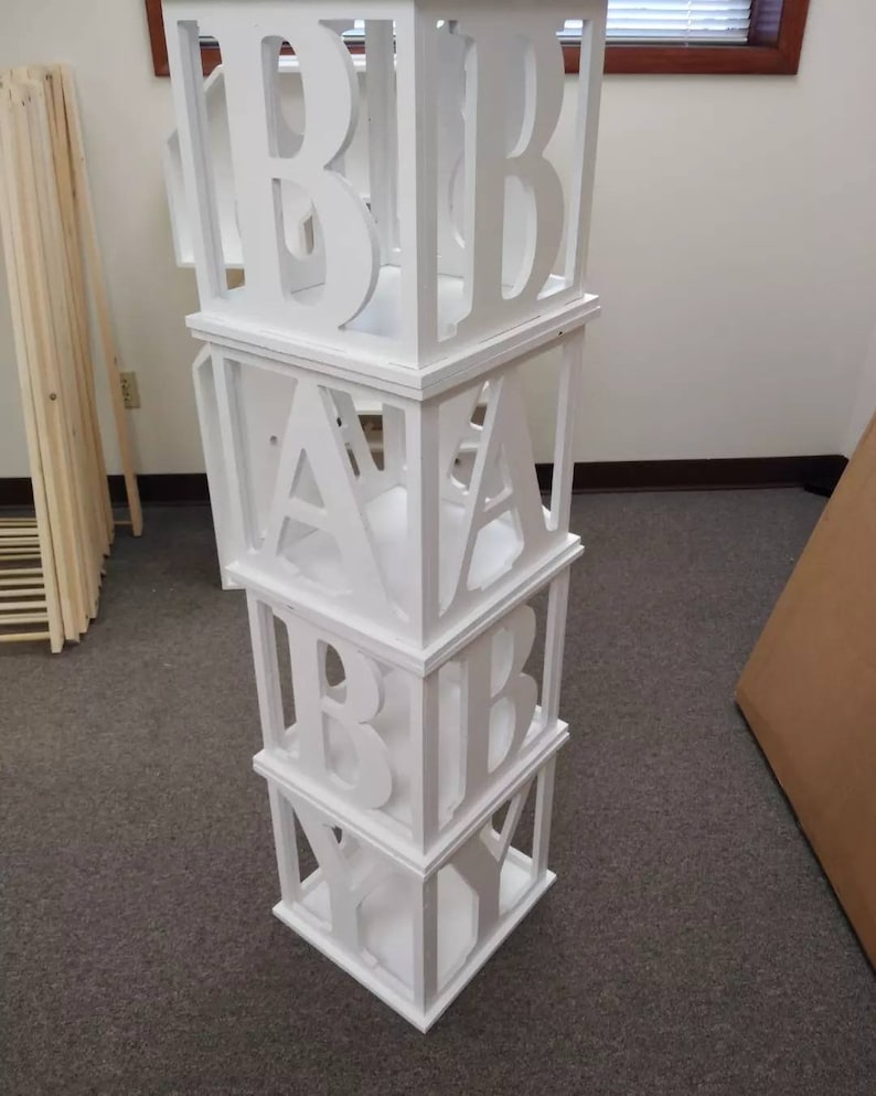 13 Inch Collapsible Blocks/ BABY Blocks/ PROM Blocks/ GRAD - Etsy