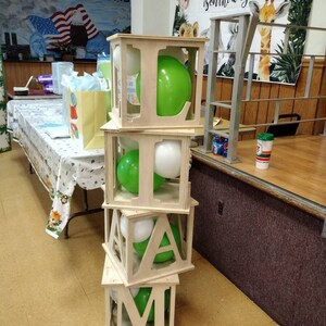13 Inch Collapsible Blocks/ BABY Blocks/ PROM Blocks/ GRAD Blocks ...