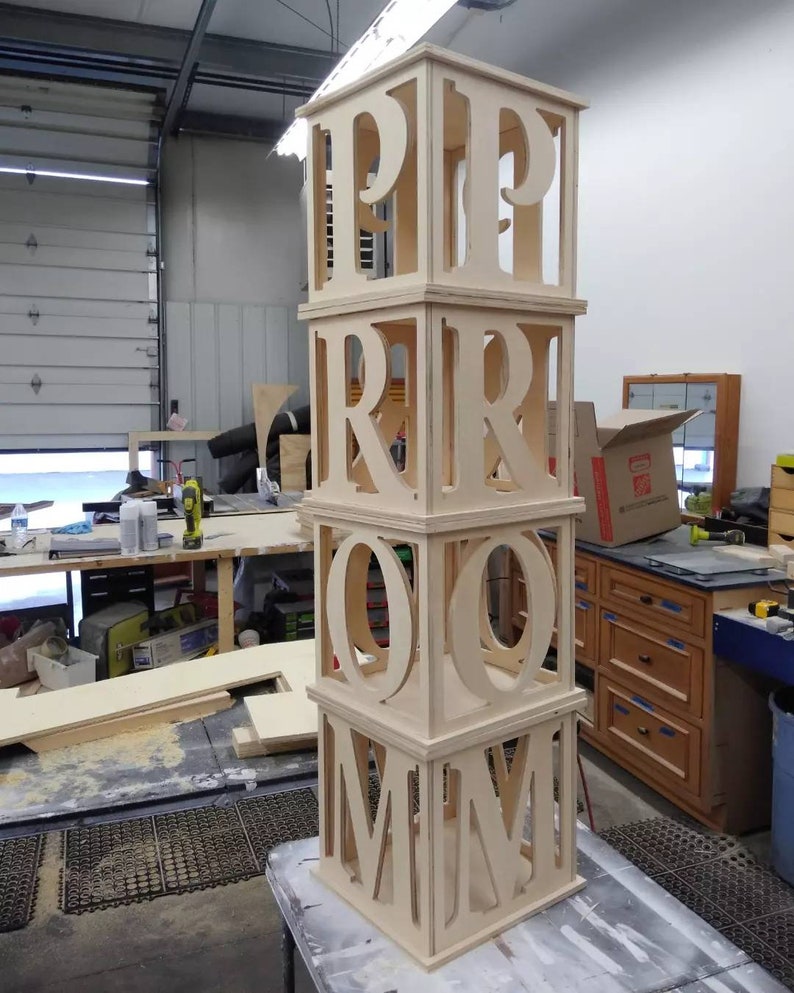 13 Inch Collapsible Blocks/ BABY Blocks/ PROM Blocks/ GRAD - Etsy