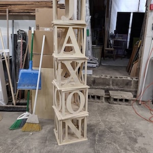 13 Inch Collapsible Blocks/ BABY Blocks/ PROM Blocks/ GRAD Blocks ...