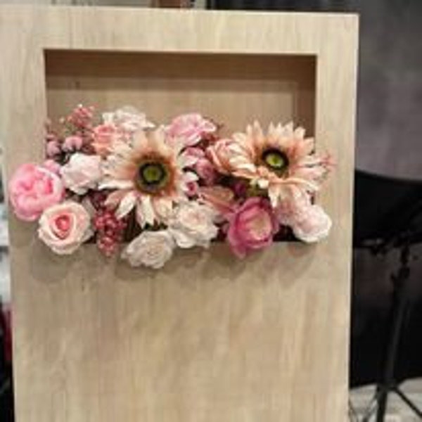 Welcome Sign With Flower Box - Etsy
