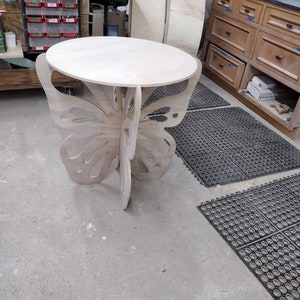 Collapsible Butterfly Table/butterfly Pedestals/ Butterfly Table - Etsy