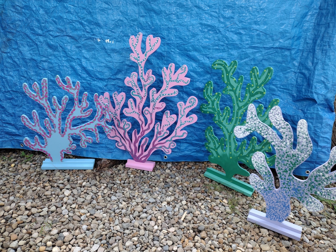 Coral/mermaid Party/ Ocean Theme/ Party Decor - Etsy