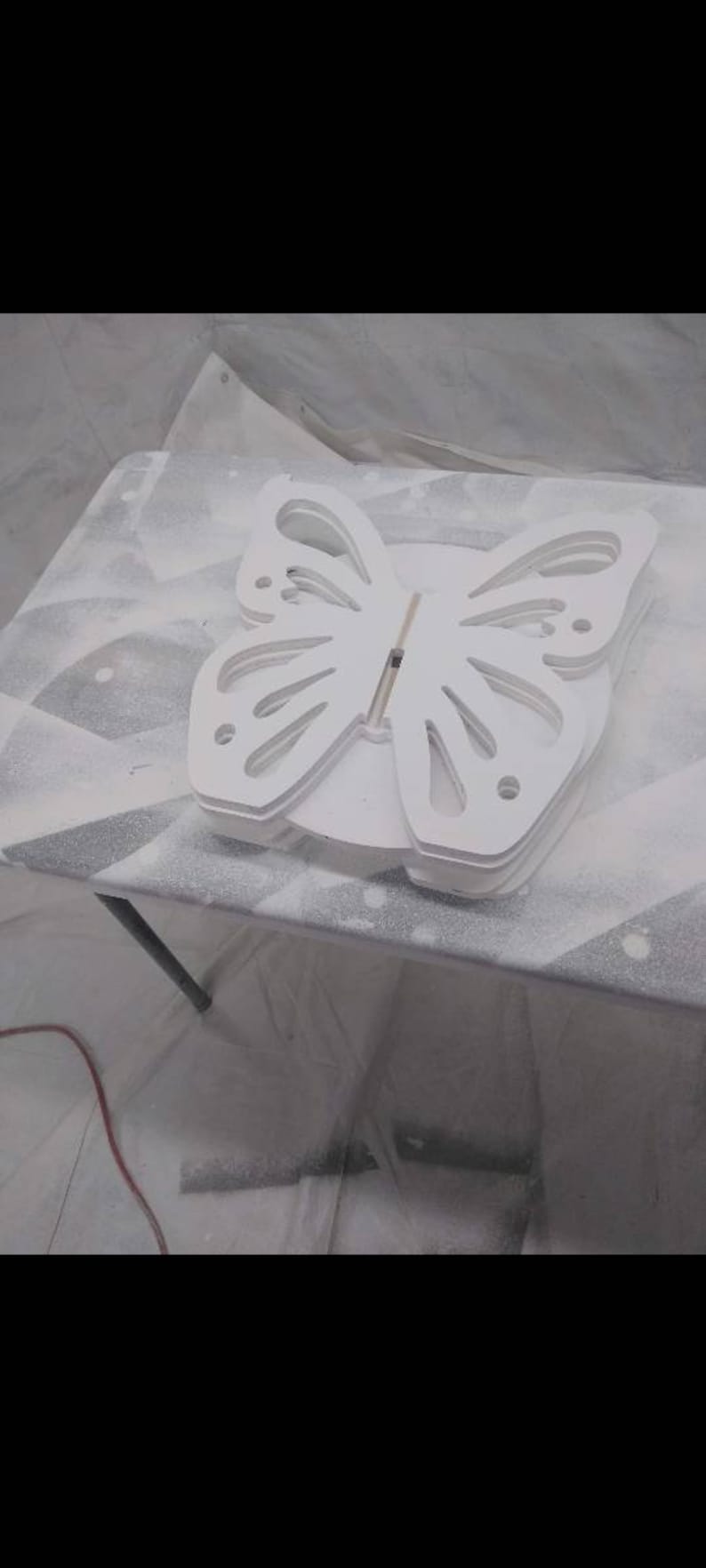 Collapsible Butterfly Table/butterfly Pedestals/ Butterfly Table - Etsy