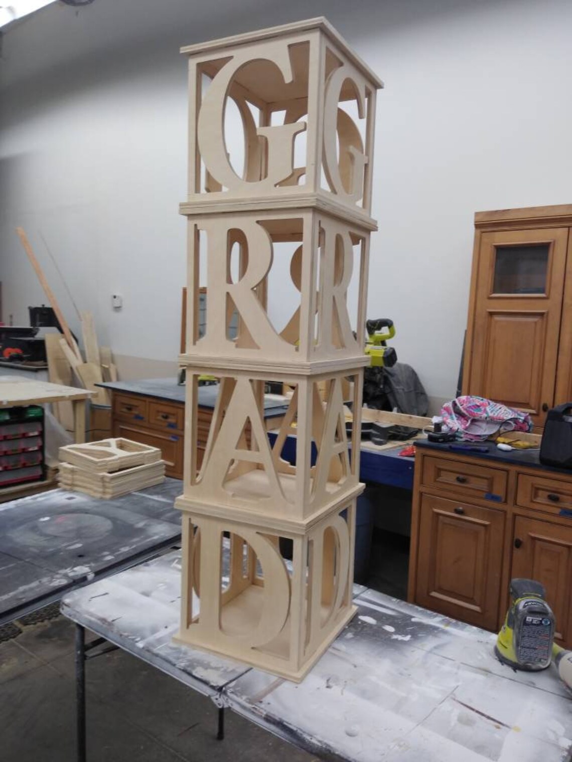 13 Inch Collapsible Blocks/ BABY Blocks/ PROM Blocks/ GRAD - Etsy