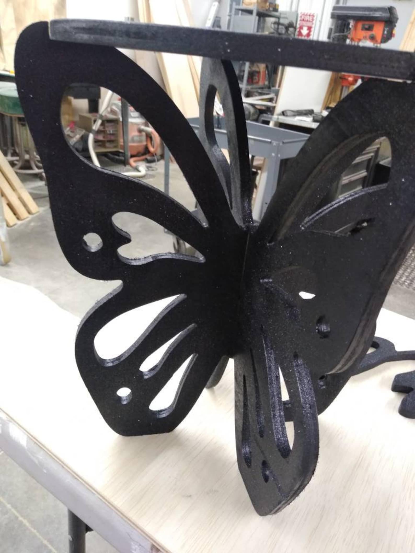 Collapsible Butterfly Table/butterfly Pedestals/ Butterfly Table - Etsy