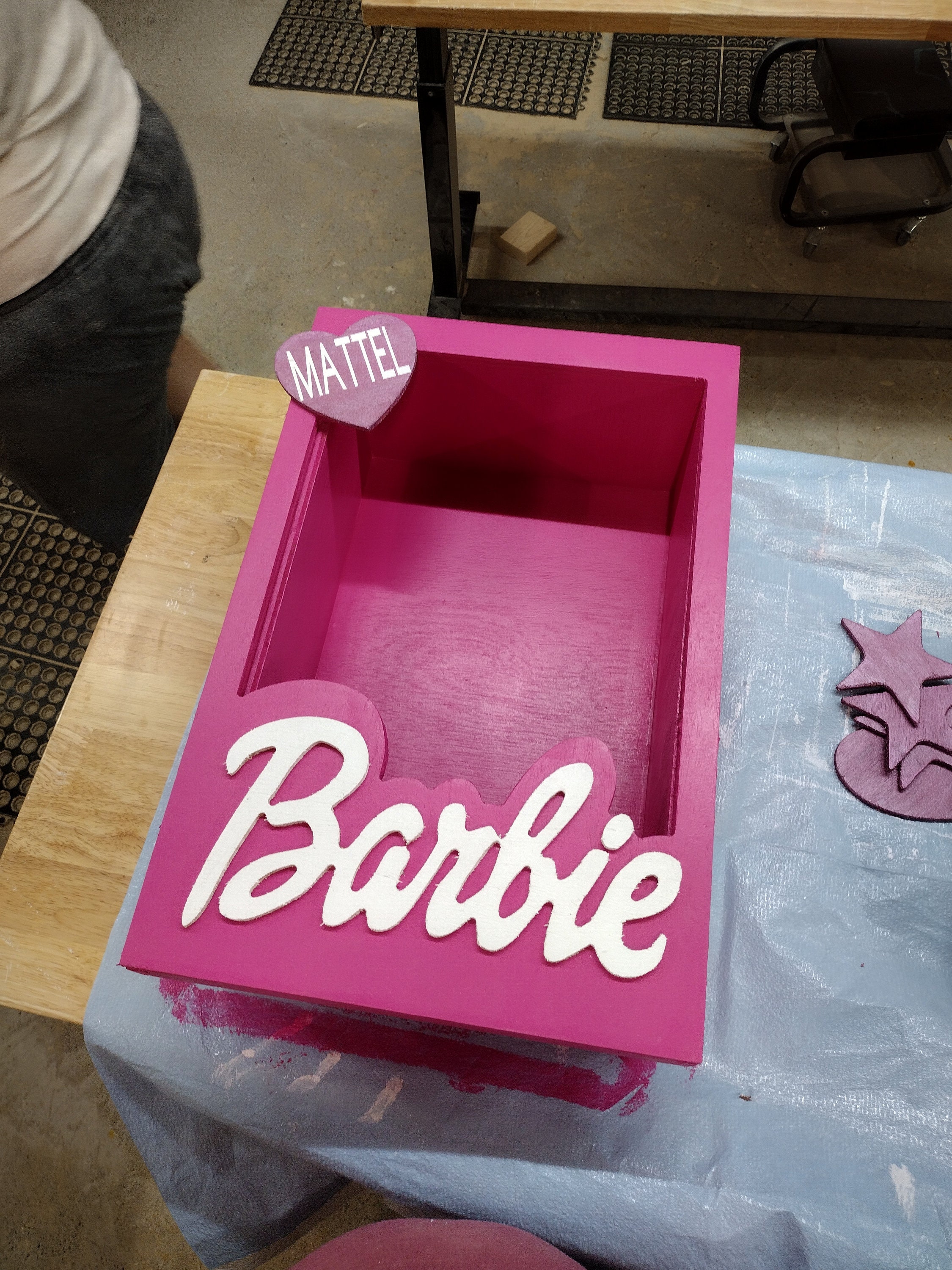 Infant Doll Box/ Doll Box/ Life-size Doll/ Wooden Doll Box/ Photography ...