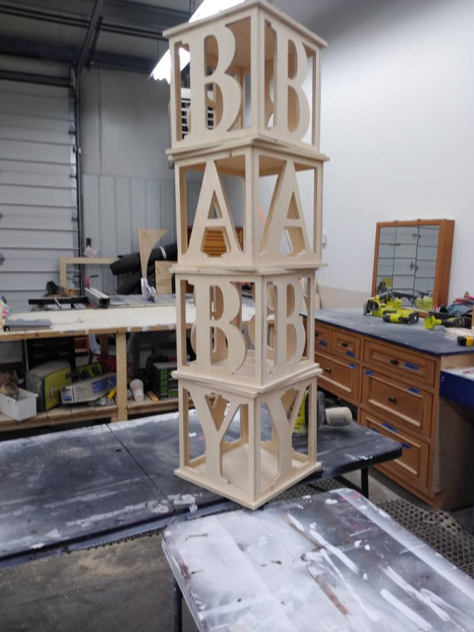 13 Inch Collapsible Blocks/ BABY Blocks/ PROM Blocks/ GRAD - Etsy