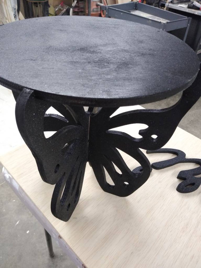 Collapsible Butterfly Table/butterfly Pedestals/ Butterfly Table - Etsy