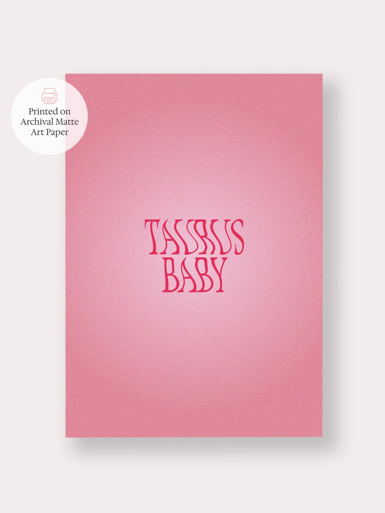 Personalised Star Sign Baby Print | Custom Astrology Wall Art | Zodiac ...