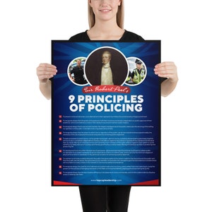 Sir Robert Peel's 9 Principles of Policing Modern Poster - Etsy