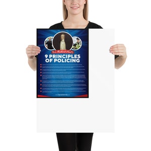Sir Robert Peel's 9 Principles of Policing Modern Poster - Etsy