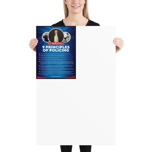 Sir Robert Peel's 9 Principles of Policing Modern Poster - Etsy
