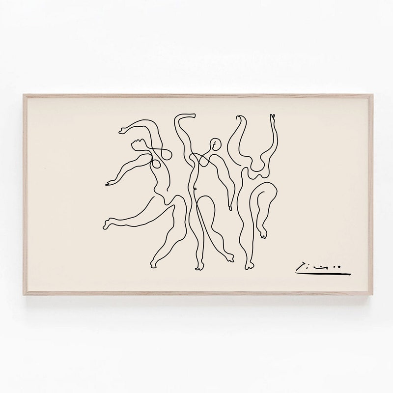 Frame Tv Art Figure Drawing - Etsy