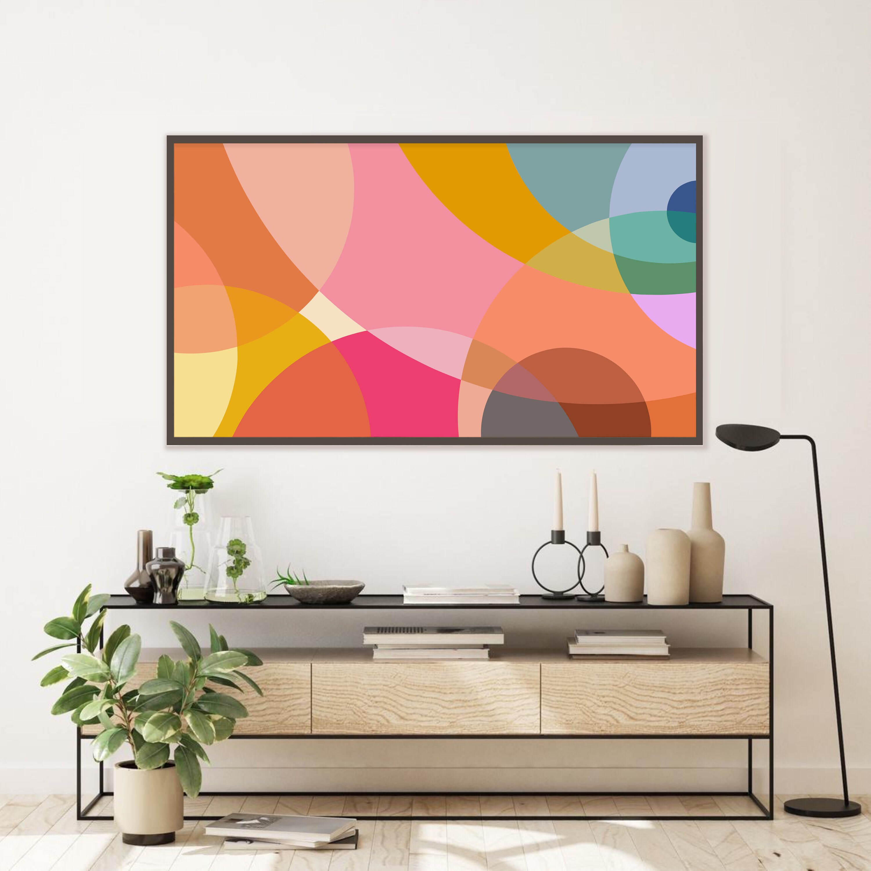 Samsung Frame TV Art Abstract, Geometric Art for Samsung Frame TV ...