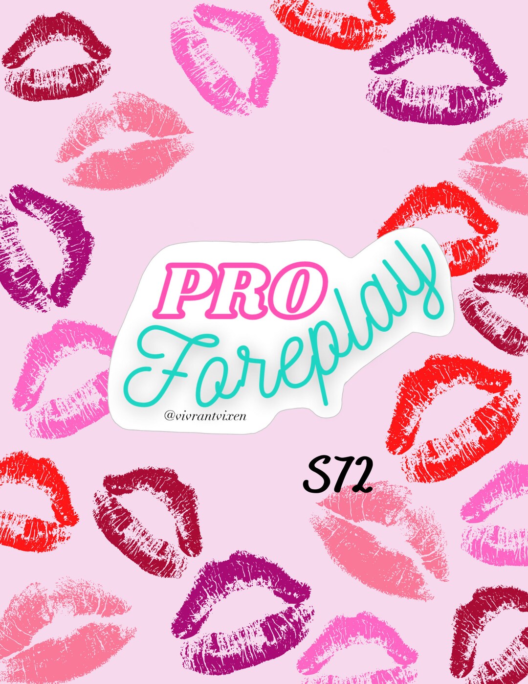 Pro Foreplay Erotic Vinyl Sticker Aesthetic Stickers Sexy Die Cut Stickers Sex Positive Art