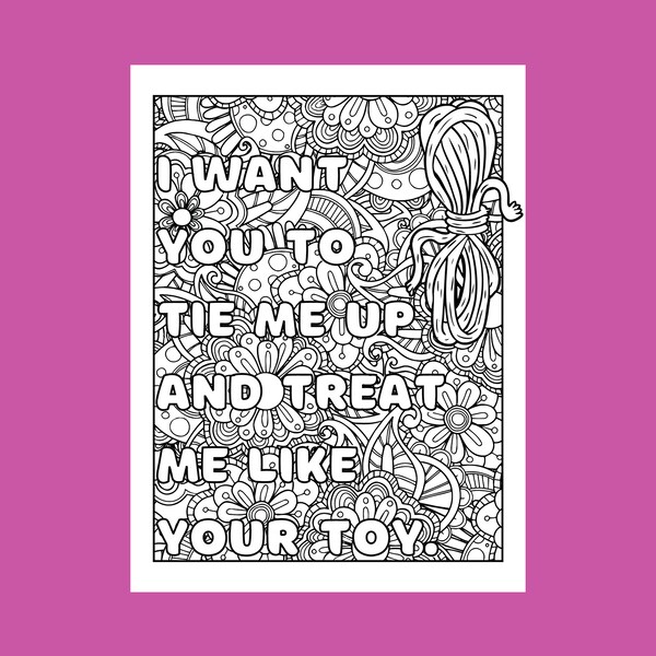 Kinky Coloring Page - Etsy