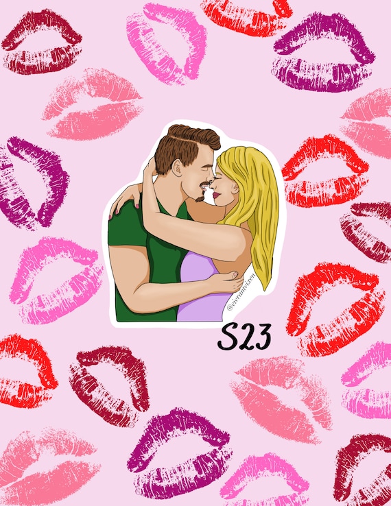 Romantic Couple Erotic Vinyl Sticker Relationship Aesthetic Stickers Sexy Die Cut Stickers Sex Positive Art Waterproof Stickers Etsy Israel