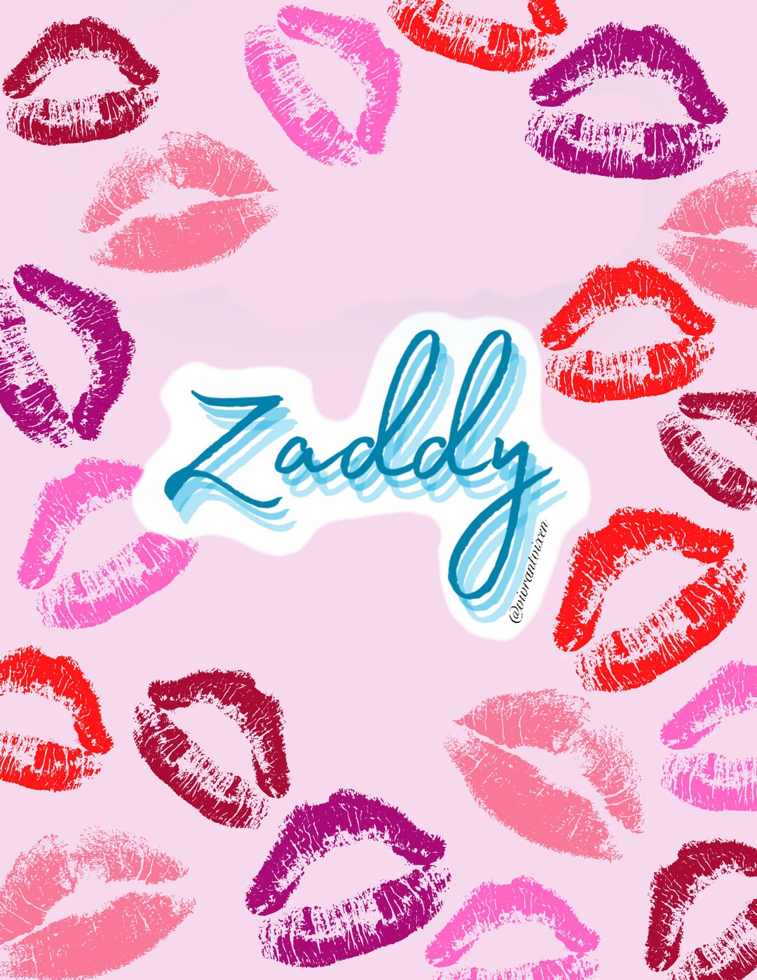 CLEARANCE Zaddy Erotic Vinyl Sticker , Aesthetic Stickers , Sexy Die ...