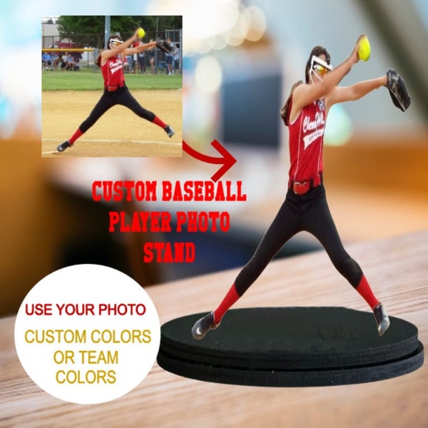Softball Bobbleheads - Etsy