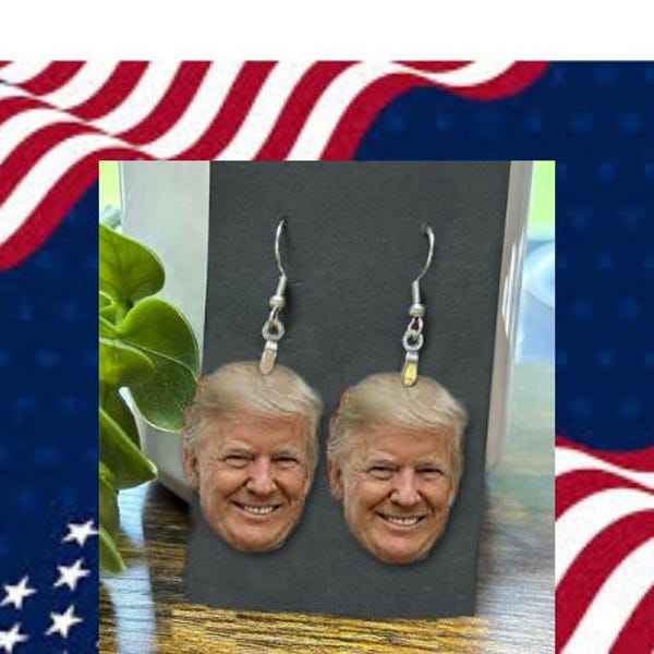 Trump Earrings - Etsy