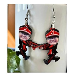 Marching Band Earrings, Custom Band Earrings, Band Mom Earrings, High ...