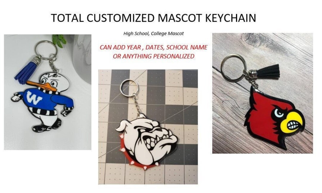 Back to School Tag, Backpack Tag, School Tag, Mascot Tag, Custom ...