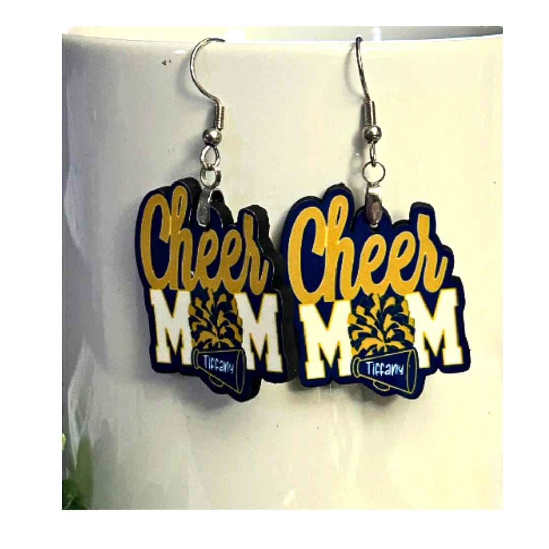Dance Earrings, Cheerleader Earrings, High Schol Dance Earrings, Cheer ...