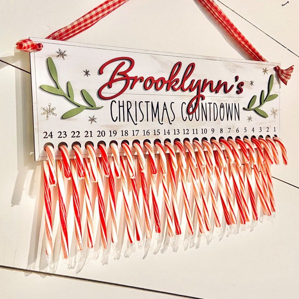 Christmas Candy Calendar - Etsy