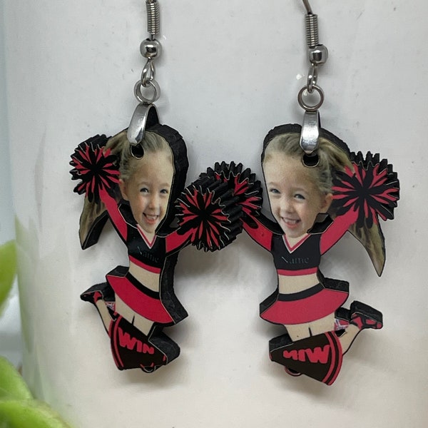 Cheerleader Earrings - Etsy