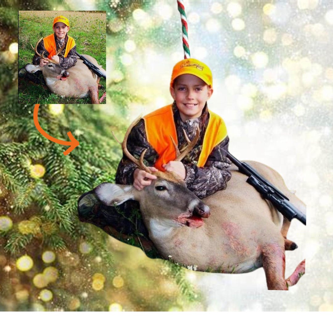 Hunting Ornament, Deer Hunt, Deer Ornament, Camo Ornament, Deer Hunting ...