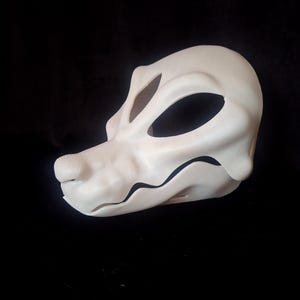 Fursuit Mask Base, Raptor Mask, Dino Mask, Snake Demon - Etsy UK