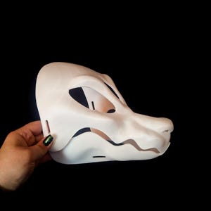 Fursuit Mask Base, Raptor Mask, Dino Mask, Snake Demon - Etsy UK