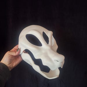 Fursuit Mask Base, Raptor Mask, Dino Mask, Snake Demon - Etsy UK