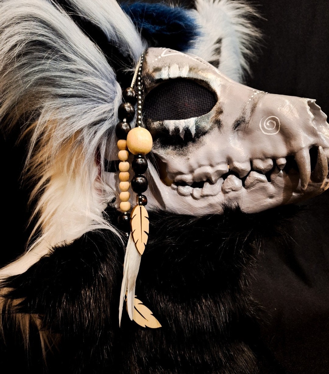 Scull Dog Mask, Fursuit - Etsy