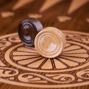 Custom Backgammon Set With Your Text or Logo, Personalized Wood Board ...