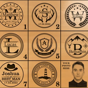 Custom Backgammon Set With Your Text or Logo, Personalized Wood Board ...