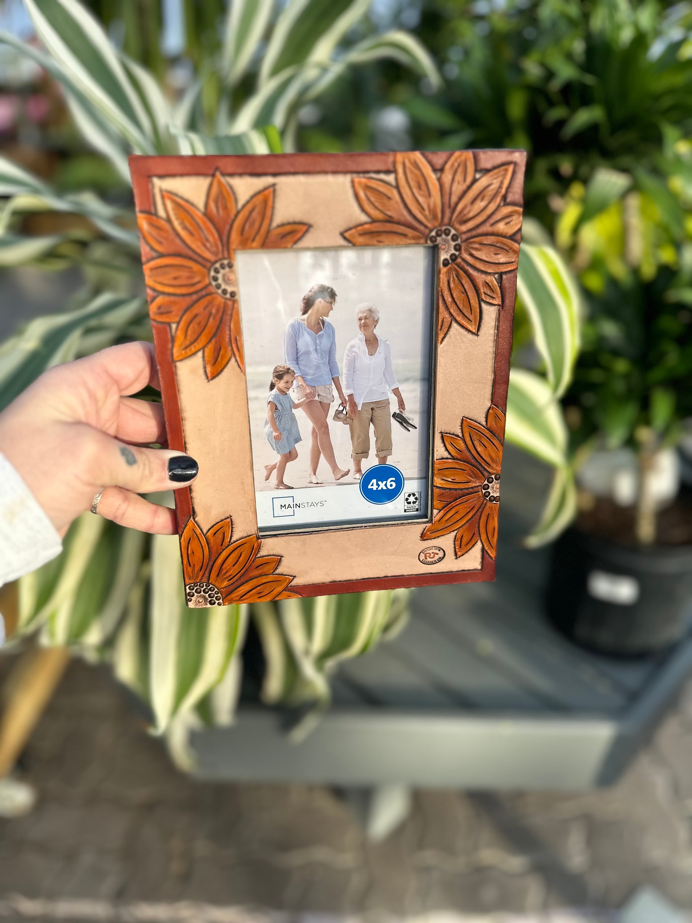 Leather Tooled Picture Frame - Etsy